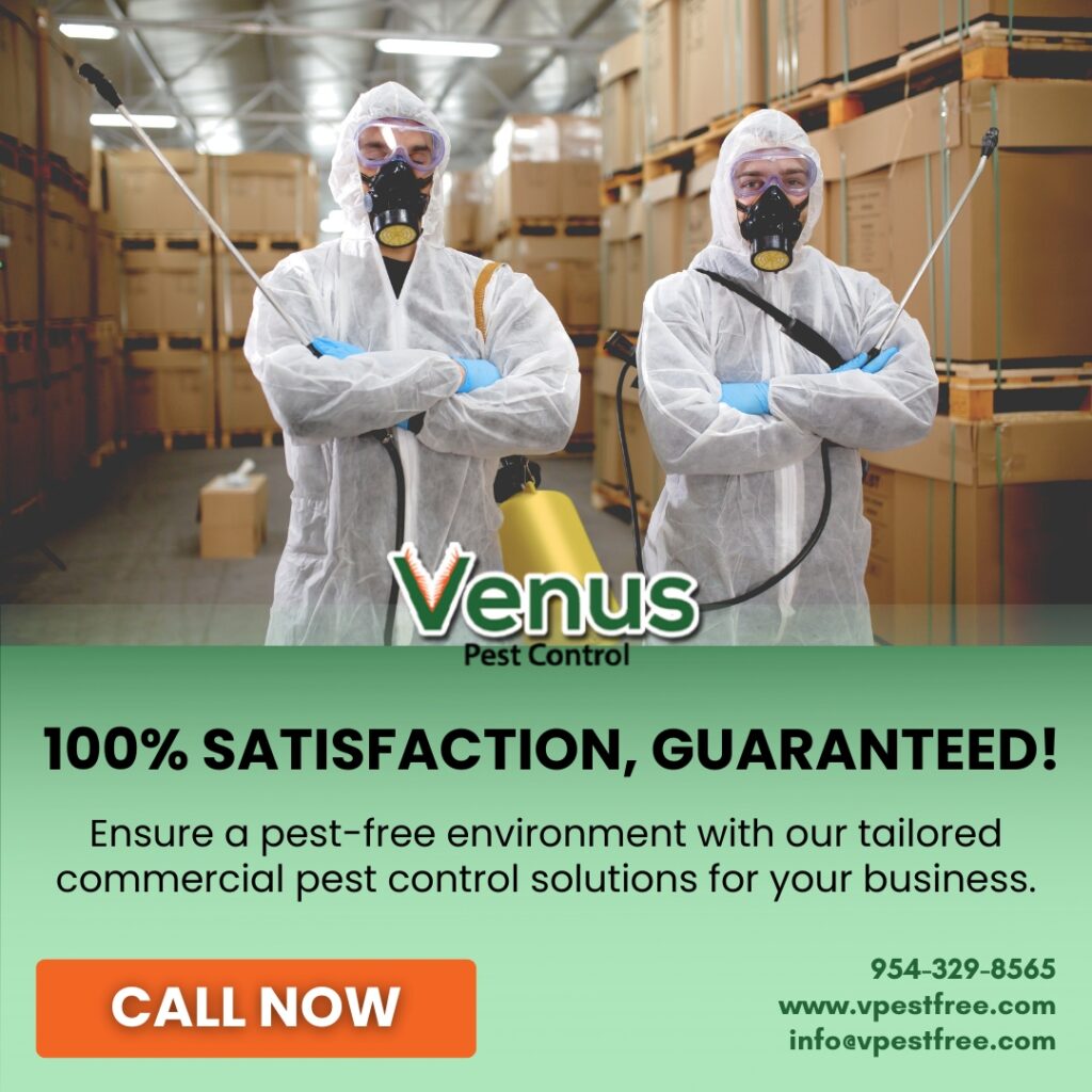 Commercial Pest Control Miami, FL | Venus Pest Control